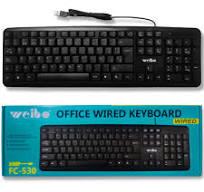 WEIBO OFFICE WIRED KEYBOARD WATERPROOF - Ziad Library