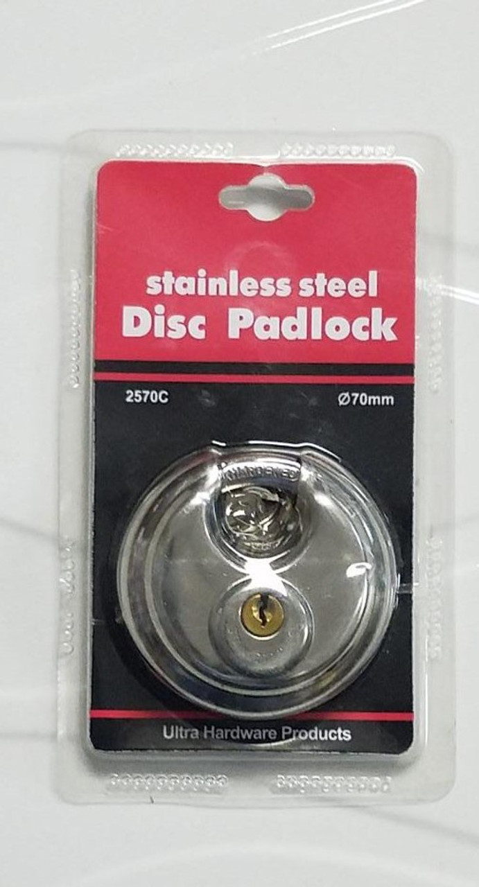 STAINLESS STEEL DISK PADLOCK - Ziad Library