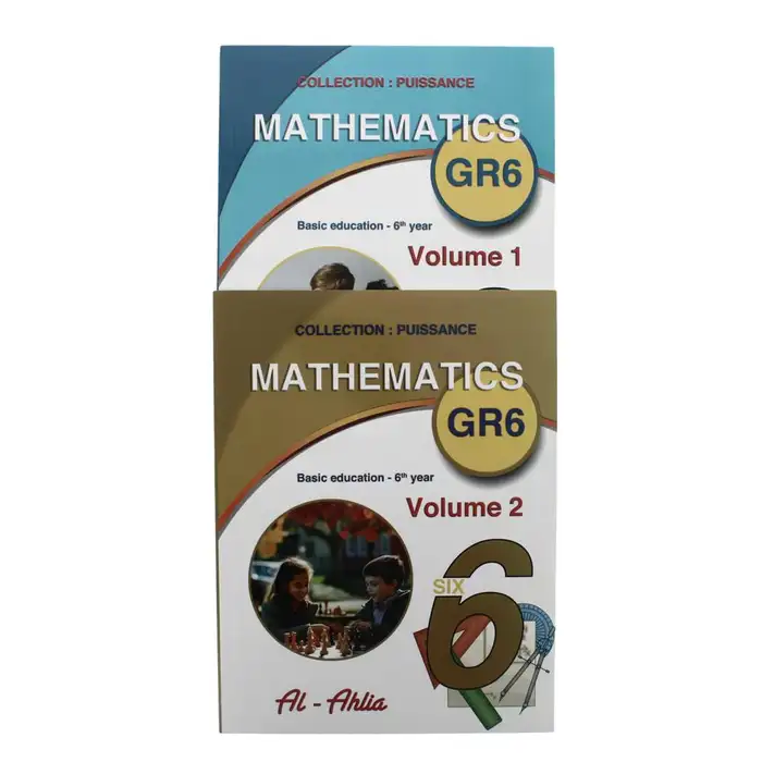 Math Puissance Grade 6 Volume 1 + Volume 2 - Edition 2024 - Ziad Library